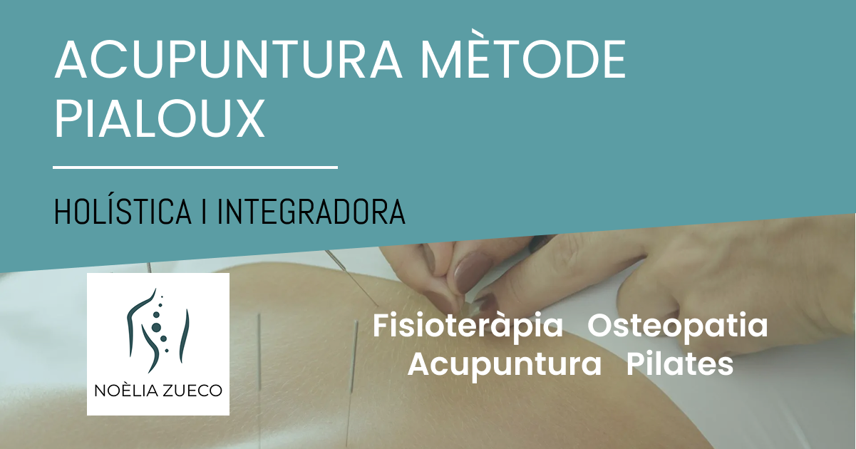 Acupuntura mètode Pialoux - Noèlia Zueco